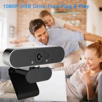 China 1080P USB Webcam with 360 Degree Rotation for Live Streaming and Video Conferencing for sale