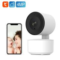 China 4MP Full HD Wireless Audio Camera with Human Detection 2.4GHz WiFi 128GB TF for sale