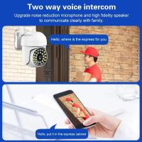 China Wireless PTZ Outdoor Camera 2.4GHz 5GHz Dual Band WiFi 1280x720P 160 Degree View for sale