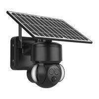 China 4G Solar Security Camera 4MP Full Color Night Vision PTZ IP66 Waterproof Outdoor for sale