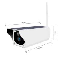 China Solar Powered 1080P Bullet Type IP Camera Waterproof Outdoor Security Cctv Camera for sale