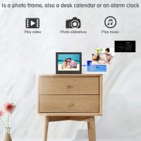 China 8 Inch Digital Picture Frame 1024x768 HD Display USB SD Card Auto Play Remote Control for sale