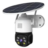 China Solar Powered Wireless Security Camera 1080p Night Vision Two Way Audio Motion Detection Outdoor CCTV for sale