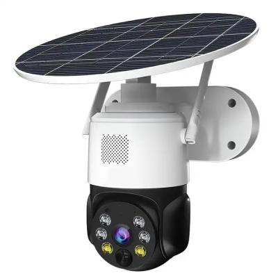 China Solar Powered Wireless Security Camera 1080p Night Vision Two Way Audio Motion Detection Outdoor CCTV for sale