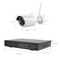 China 2MP Wireless CCTV System 1080P NVR Kit Outdoor AI IP Camera with 30m Night Vision H.265+ for sale