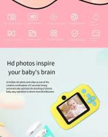 China Kids Digital Camera 2.0 Inch Screen Cartoon Camcorder for Children Aged 3-10 for sale