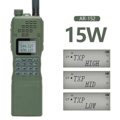 China Baofeng AR152 Handheld GMRS Two Way Radio 15W High Power 128 Channel Long Range Walkie Talkie 12000mAh for sale