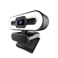 China HD 1080P 2K 4K Webcam Auto Focus Fill Light Web Camera With Microphone Live Broadcast USB Computer PC Web Cam for sale
