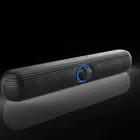 China Wireless Soundbar with Built-in Subwoofer 5.0 Bluetooth Home Theater TV Speaker 5Wx2 1800mAh for sale