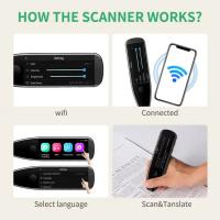China AI Smart Translator Pen 112 Languages Online Offline Voice Scanning Translation Device 0.3s Fast Response 98% Accuracy for sale