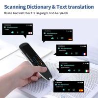 China AI Smart Translator Pen 112 Languages Online Offline Voice Scanning Translation Device 0.3s Fast Response 98% Accuracy for sale