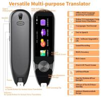 China Portable Pen Digital Scanning Translation Pen 112 Languages Voice Translator 4.0 Inch Touch Screen for sale