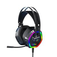 China Wired Gaming Headset 7.1 Surround Sound Over Ear Headphones with Microphone 50mm Driver for PS4 PS5 for sale