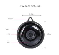 China Wireless WiFi Mini Camera 1080P Night Vision Two Way Audio Indoor Home Security V380 Pro for sale