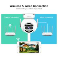 China 4MP 1440P WiFi PTZ Security Camera with Dual Band 2.4G 5G and Auto Tracking for sale