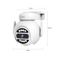 China 4MP 1440P WiFi PTZ Security Camera with Dual Band 2.4G 5G and Auto Tracking for sale
