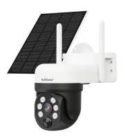 China 4MP Wireless Solar Security Camera IP66 Outdoor Battery PIR Night Vision 2-Way Audio PTZ for sale