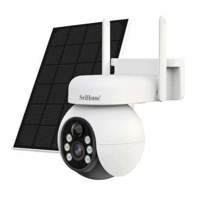 China 4MP Solar PTZ Camera 3W Panel 4000mAh Battery Outdoor Wireless Security 4G LTE for sale
