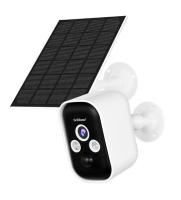 China Solar WiFi 4MP Outdoor Security Camera 1080p PIR Infrared Night Vision Two-Way Audio Battery Powered IP65 for sale