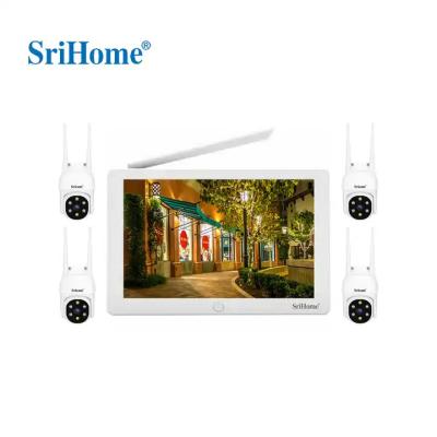 China 10.1 Inch LCD NVR Video Surveillance System 4 Channel 2MP WiFi PTZ Dome Camera Kit for sale
