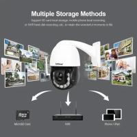China SriHome SH040 5MP 20x Optical Zoom PTZ WiFi Camera IP66 Two-Way Audio H.265 for sale
