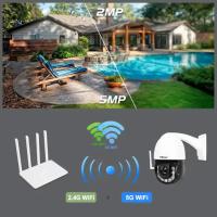 China SriHome SH040 5MP 20x Optical Zoom PTZ WiFi Camera IP66 Two-Way Audio H.265 for sale