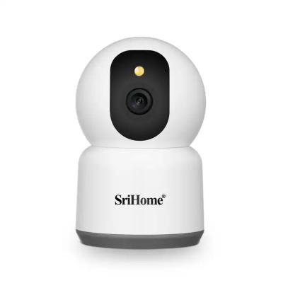 China SriHome 4MP WiFi Security Camera 4mm Lens 128GB SD Card Full Color Night Vision Two Way Audio for sale