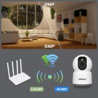 China SriHome 4MP WiFi Security Camera 4mm Lens 128GB SD Card Full Color Night Vision Two Way Audio for sale