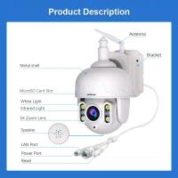 China 5MP IP66 Waterproof PTZ Camera 5x Optical Zoom Dual Band WiFi Outdoor Indoor Surveillance for sale