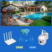China 5MP IP66 Waterproof PTZ Camera 5x Optical Zoom Dual Band WiFi Outdoor Indoor Surveillance for sale