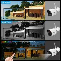 China 5MP Outdoor PTZ WiFi Camera 5G 2.4G Full Color Night Vision IP66 Waterproof CCTV Security Spotlight for sale