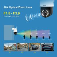 China 5MP 20X Optical Zoom PTZ Camera 355 Degree Pan Color Night Vision IP66 Outdoor Security Camera for sale