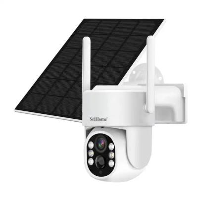 China Wireless Solar Battery Camera 2K 4MP Outdoor Home Security IP66 PTZ WiFi Surveillance for sale