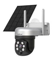 China Solar Powered 4MP Wireless Security Camera IP65 Outdoor PIR Human Detection 2-Way Audio for sale