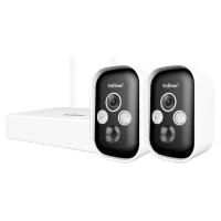 China Outdoor HD Solar Battery Camera Kit PIR Motion WiFi Wireless CCTV Security IP Camera 1080p Night Color for sale