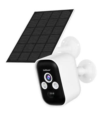 China 4MP Solar Battery Security Camera 1080p PIR Night Vision Outdoor WiFi IP65 Long Standby 2-Way Audio for sale