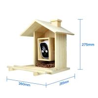 China 4MP Solar Wireless Smart Bird Feeder Camera with WiFi and 4-6 Month Battery Life for sale