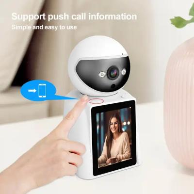 China 2MP 1080P WiFi Baby Monitor Camera with 2.8 Inch Display Two Way Audio Video Indoor Smart Cam for sale