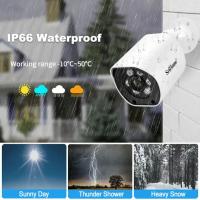 China 5MP H.265 4mm 128G Color Night Vision WiFi 2.4G 5G RJ45 PoE IP66 Network Security Camera for sale
