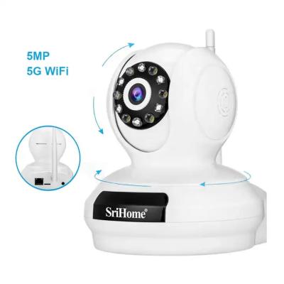 China 5MP Indoor Security Camera with 355° Pan Tilt WiFi Two-Way Audio 4mm Lens for sale