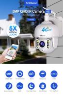 China 5MP Outdoor WiFi Security Camera Full Color Night Vision Auto Motion Tracking Waterproof for sale