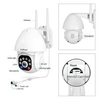 China Wireless Outdoor Security Camera System 3MP Color Night Vision Waterproof IP Camera with Sound Light Alarm for sale