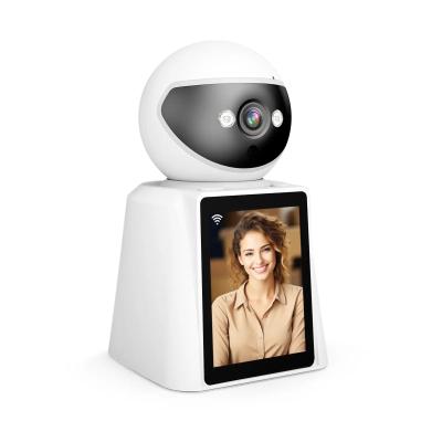 China 2MP 1080P WiFi Indoor Camera with Two-Way Audio and 2.8 Inch Display Screen for Baby Monitoring for sale