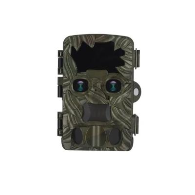 China Dual Lens Trail Camera 35m IR Night Vision 4K Hunting Camera IP66 Waterproof 2.4 Inch Display for sale