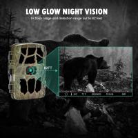 China Trail Camera 20MP 4K Wildlife Camera Motion Activated with 850nm IR LED Night Vision for Hunting for sale