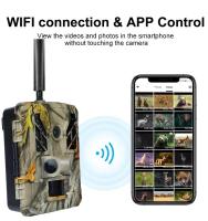 China 4G LTE Cellular Trail Camera 30m IR Night Vision 14MP CMOS IP67 Hunting Camera with APP Control for sale