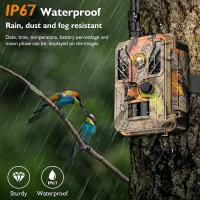 China 36MP 4G Cellular Trail Camera No Glow 940nm IR 70° Lens Hunting for sale