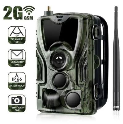 China 2.0 Inch TFT 4G Trail Camera 2.7K 30M Infrared Hunting Camera HC-801M for sale