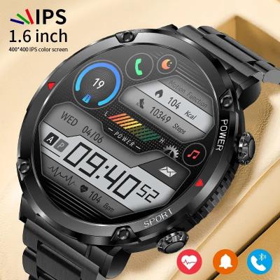 China IP68 Sports Health Smart Watch 1.6inch IPS Round Screen 400x400 Resolution 600mAh Waterproof for sale
