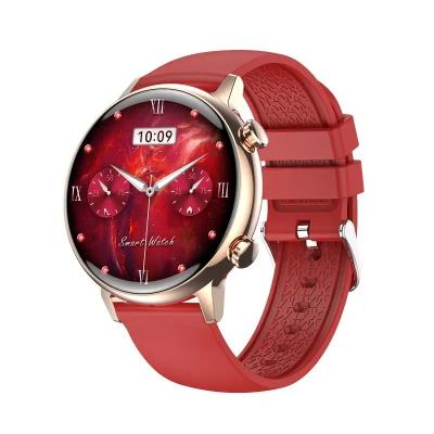 China Female Sports Watch HK39 NFC AMOLED 1.1 Inch IP68 Waterproof Smartwatch 454x454 Bluetooth Call for sale